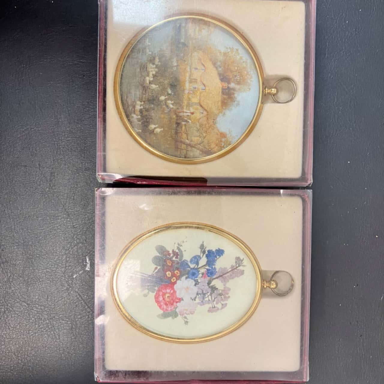 Peter Bates Limited Miniature Plaques x2