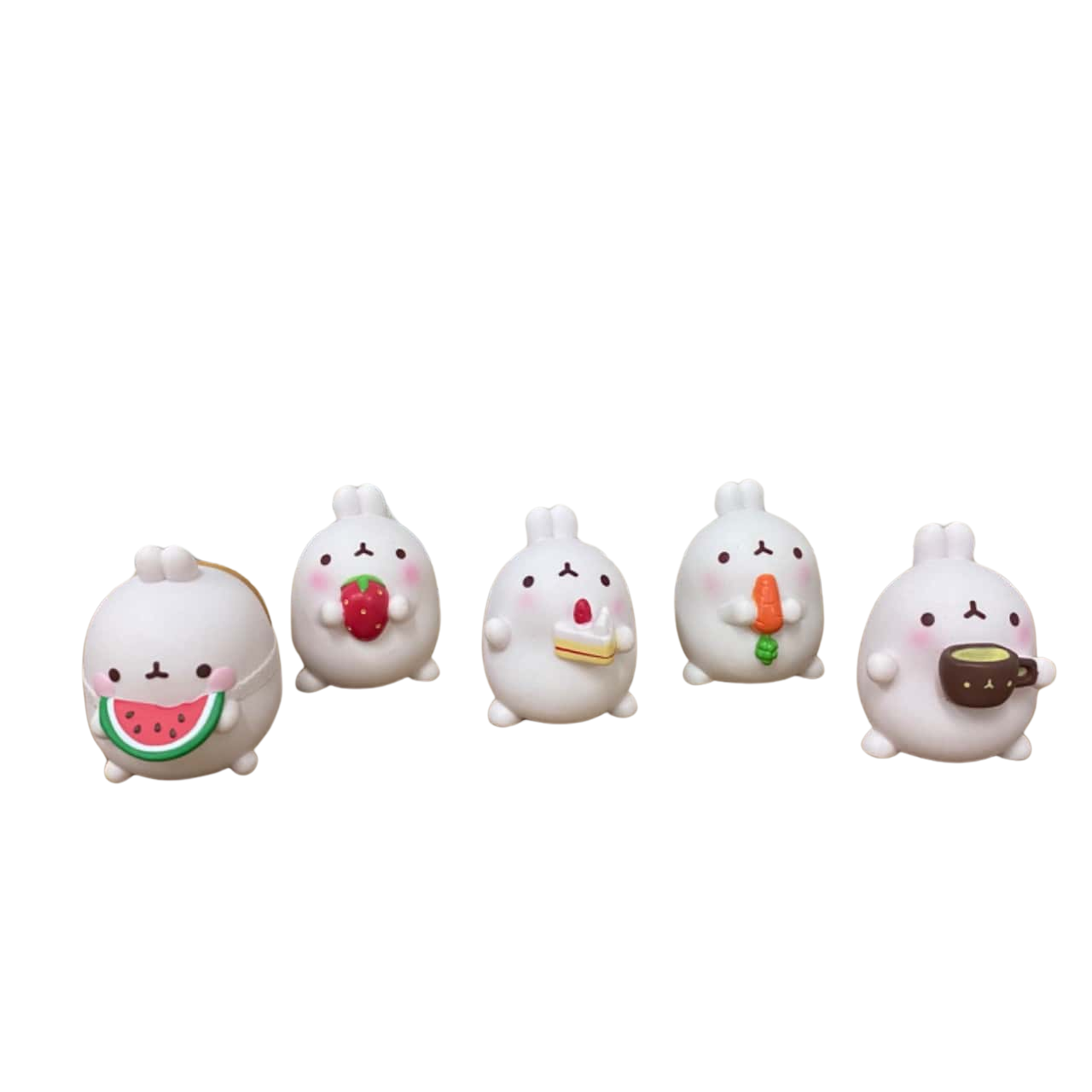 x5 Molang Mini Figurines(s)