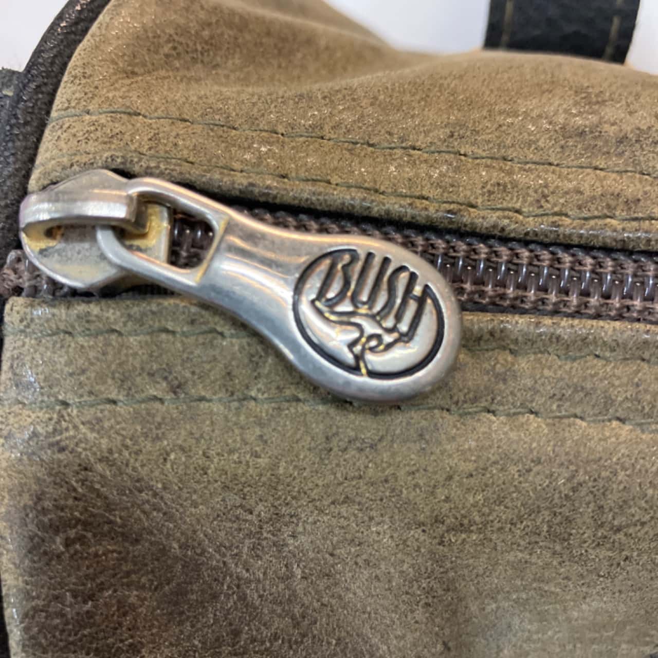 Kangaroo And Buffalo Leather Australian Bush Creation Small Handbag