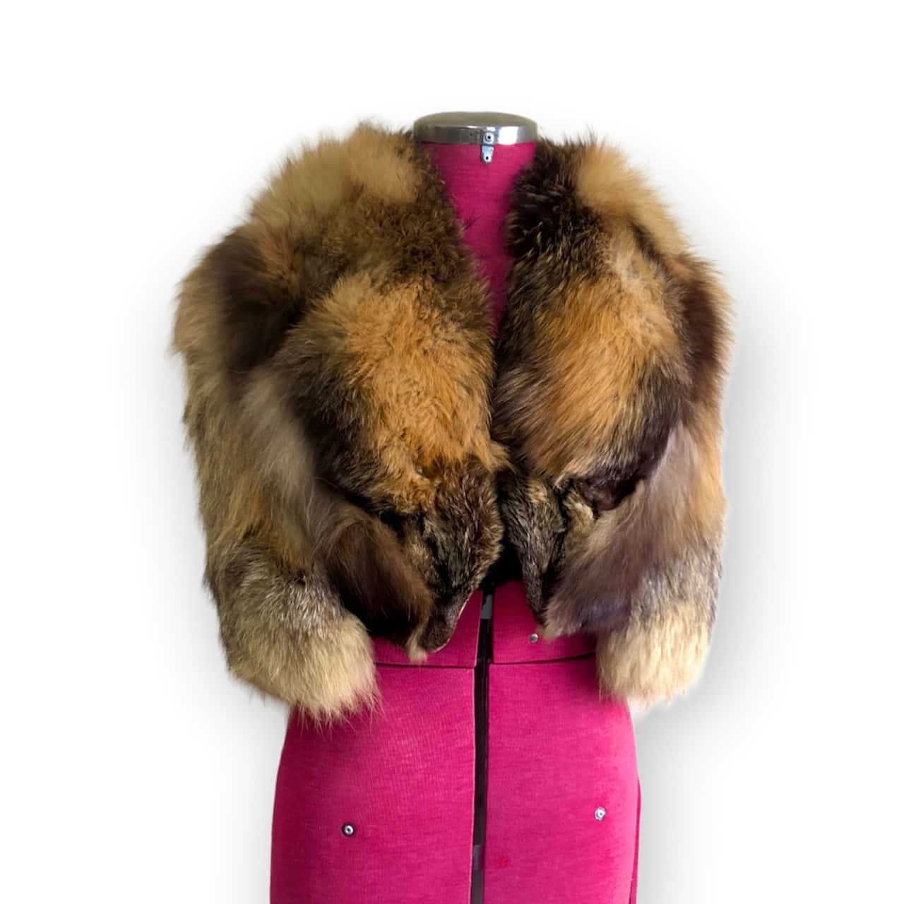 Vintage fox shoulder cape/jacket/shrug(s)