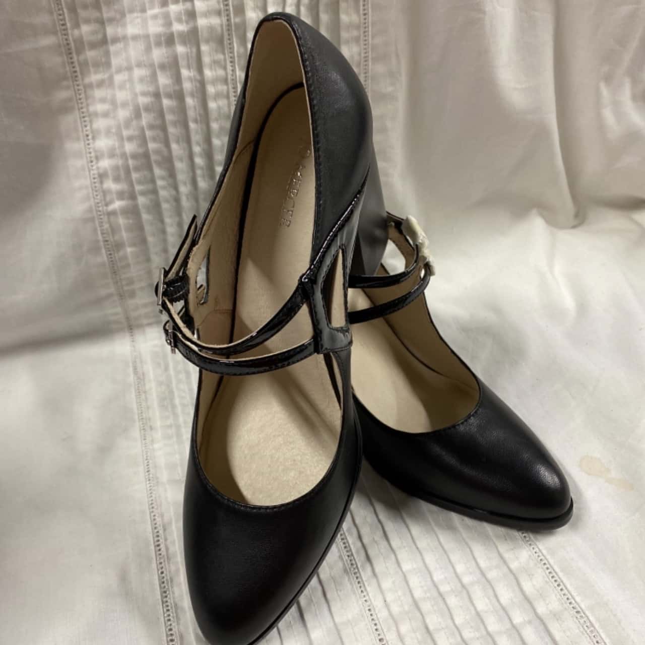 Jo Mercer Womens Size 41 Black wedge high heel closed in shoes(s)
