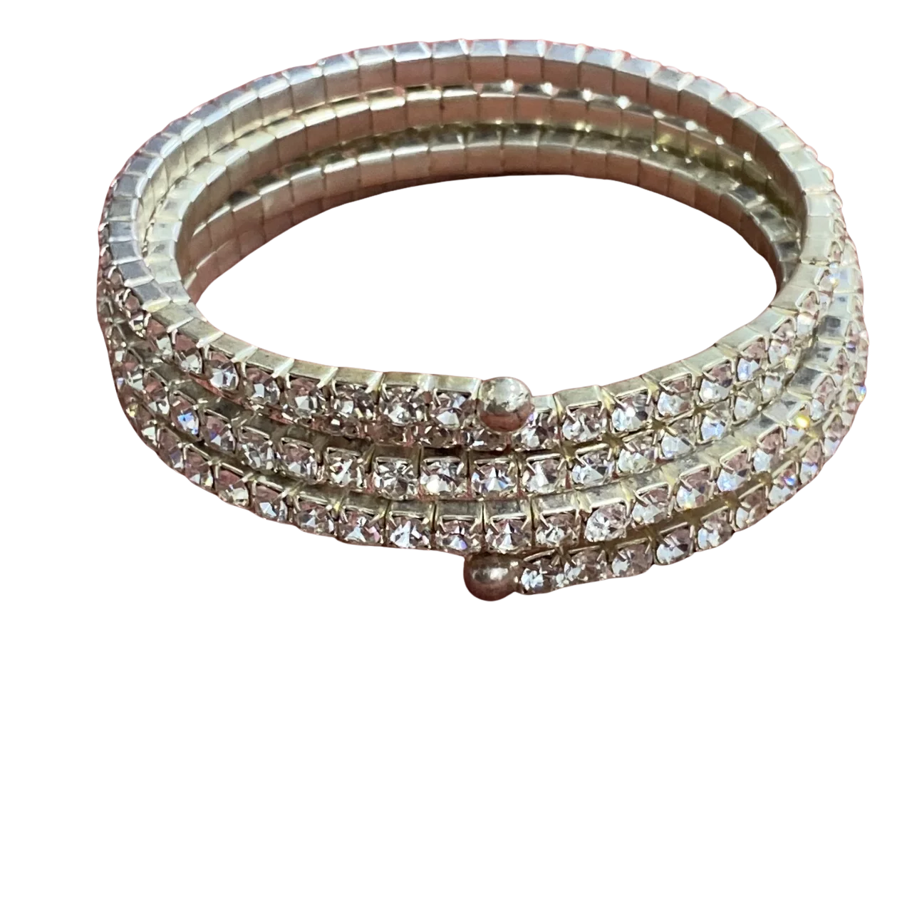 Womens sparkly crystal long Bangle (s) - Used Very Good | Salvos Stores