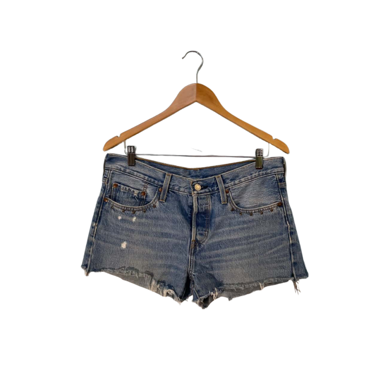 Levi's Womens Size 10 / 12 Shorts Blue (s)