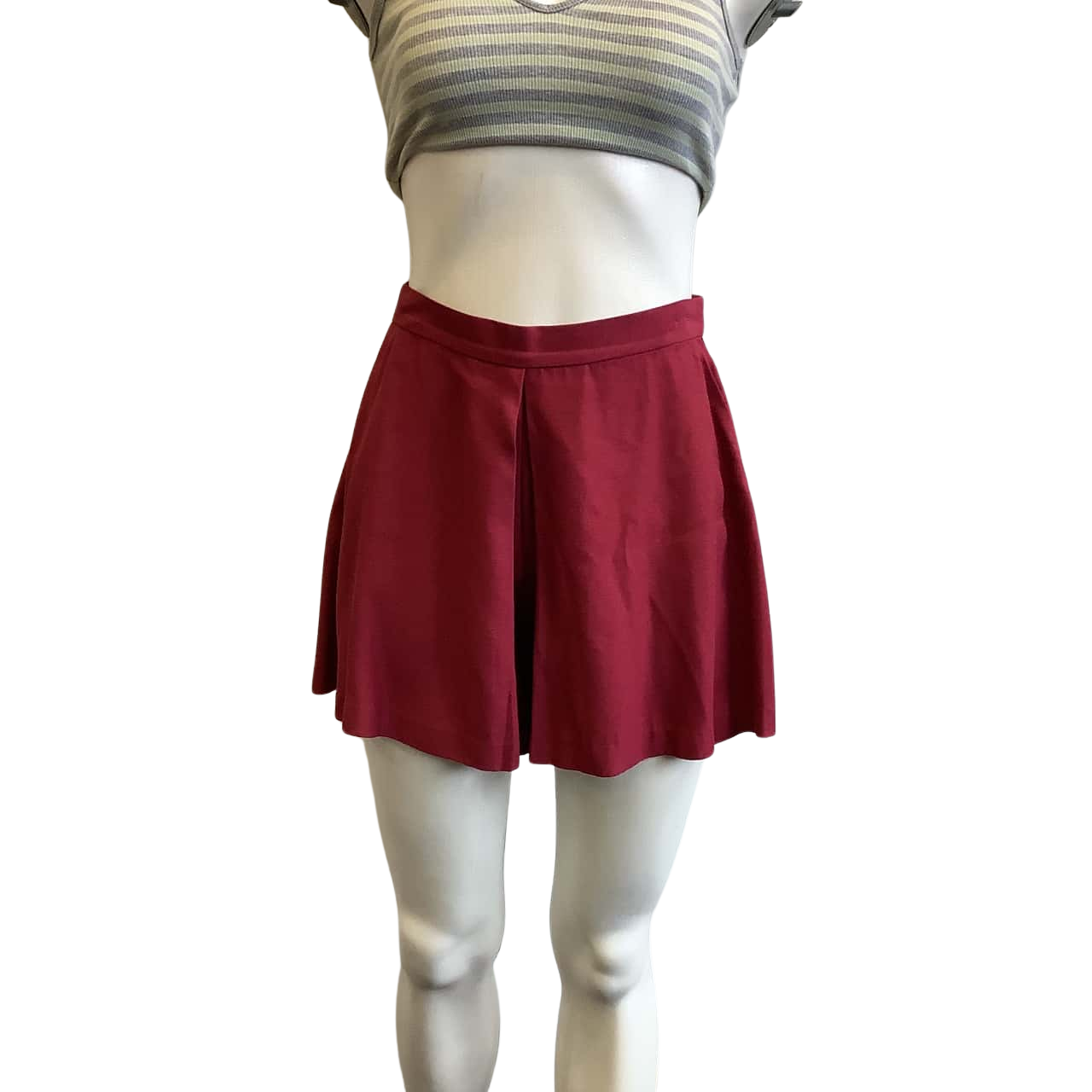 Lover Women's Size 8 Mini Skort Maroon