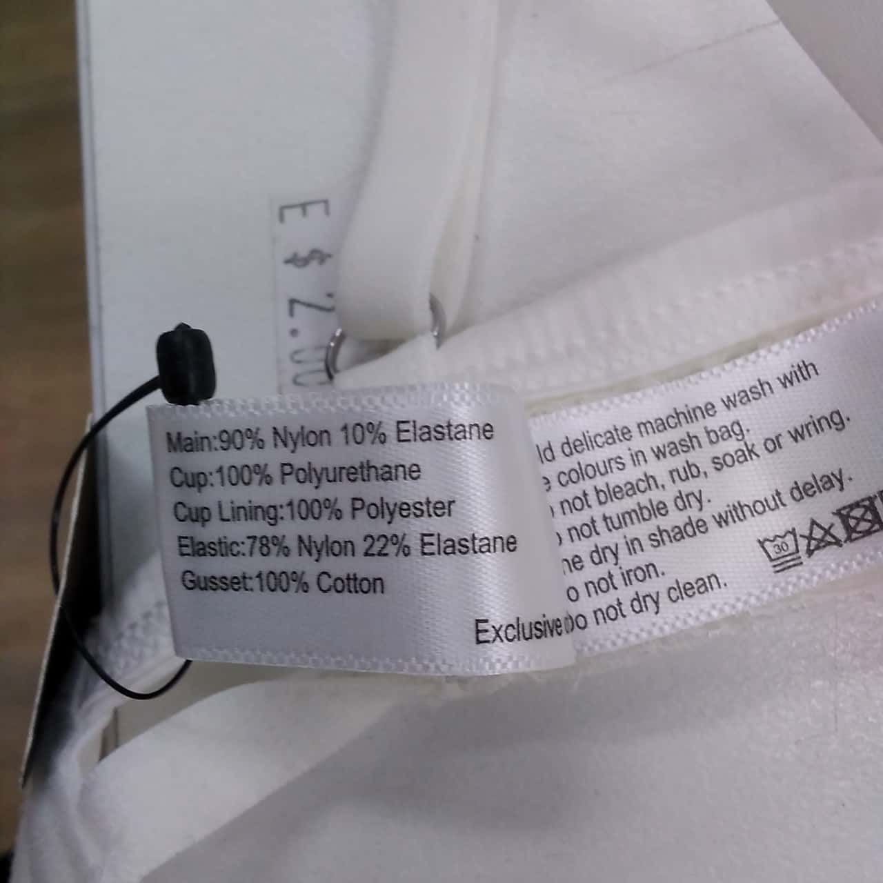 Bras N Things Womens Size 10 White (13,1091)(s)