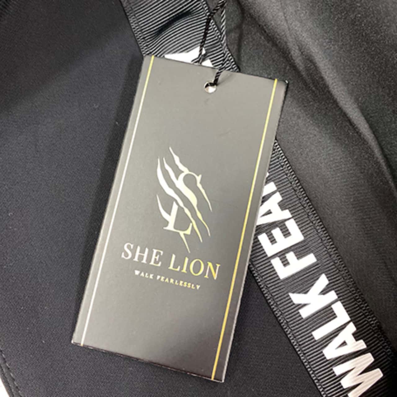 Womens Black SHE LION blazer. Brand new with swing tag attached. MADE IN MELBOURNE label(s)
