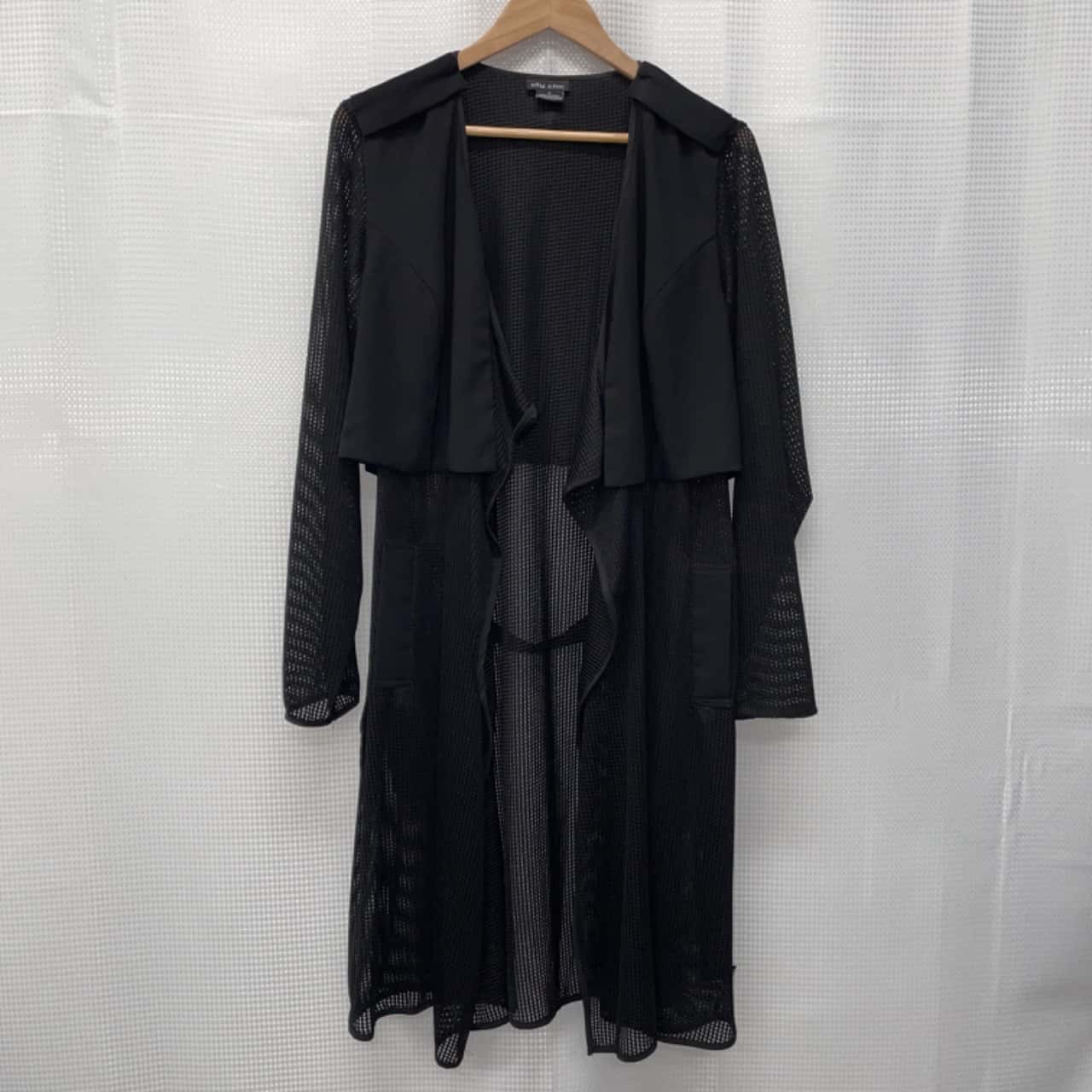 City Chic Womens Size S Open Jacket Black (s)