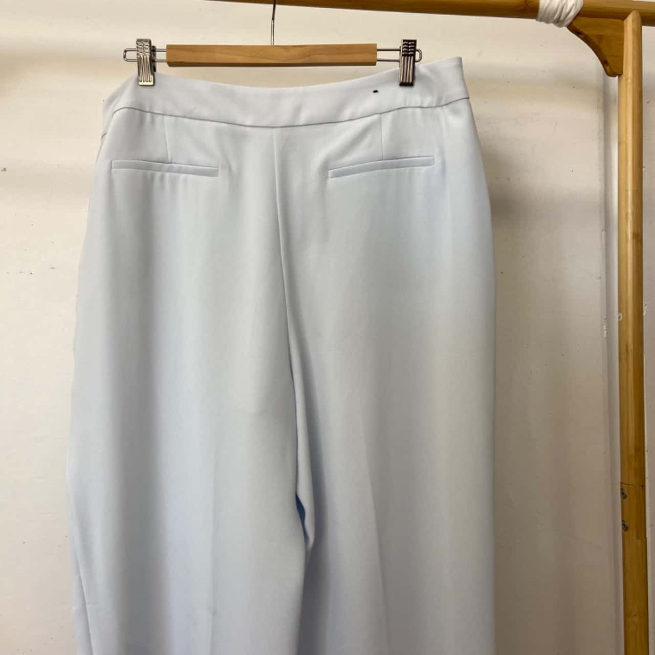 BNWT Basque Womens Size 16 Wide Leg Pants Blue (s)