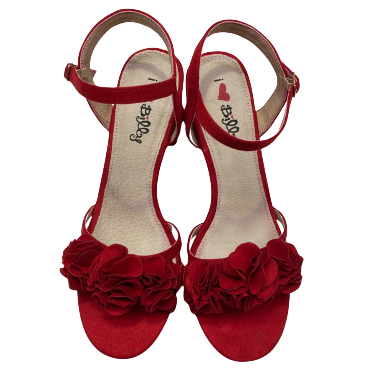 I Love Billy Women’s Size 40 Red Block heel sandals (s)