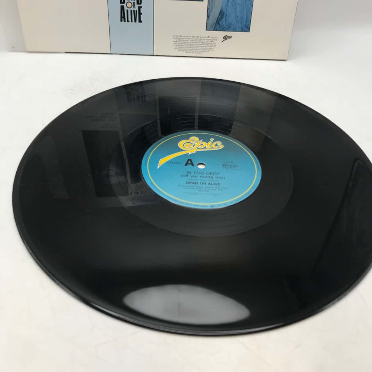 !2' Vinyl Single 80s Pop Dead Or Alive 'In Too Deep'