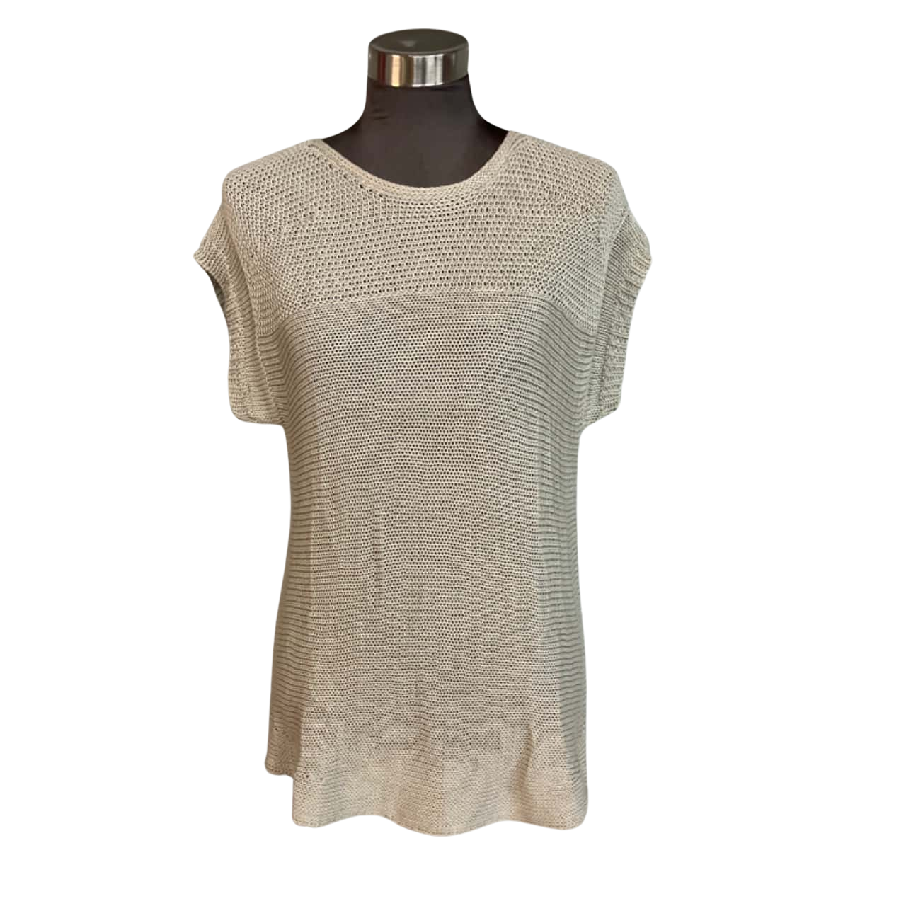 W. Lane Beige Knit Top