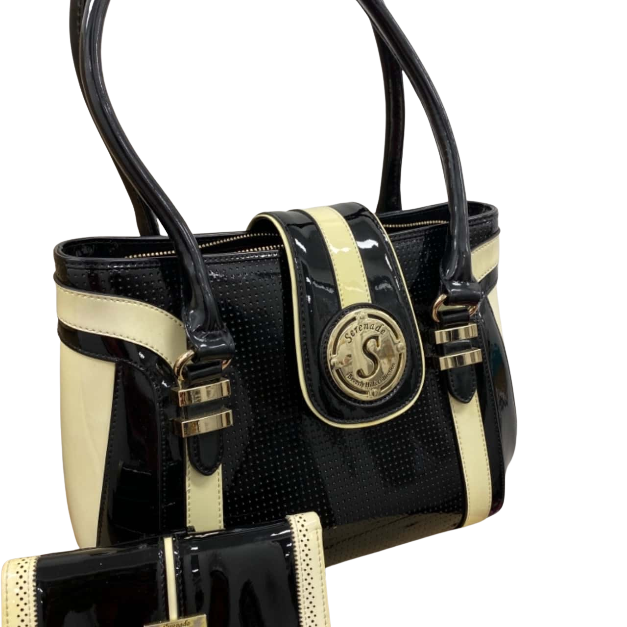 Serenade Womens Handbag Black / Cream (s)