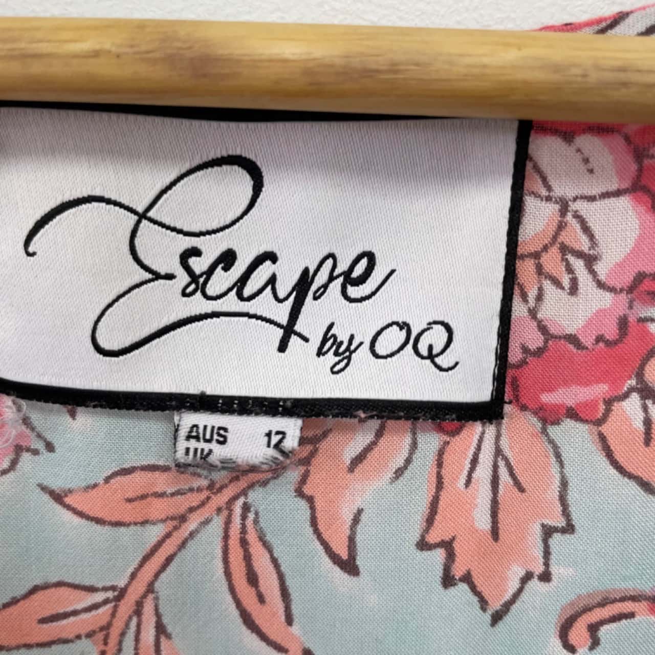 Escape By Oq Floral Layered Long Sleeve Mini Dress Size 12 / L (s)