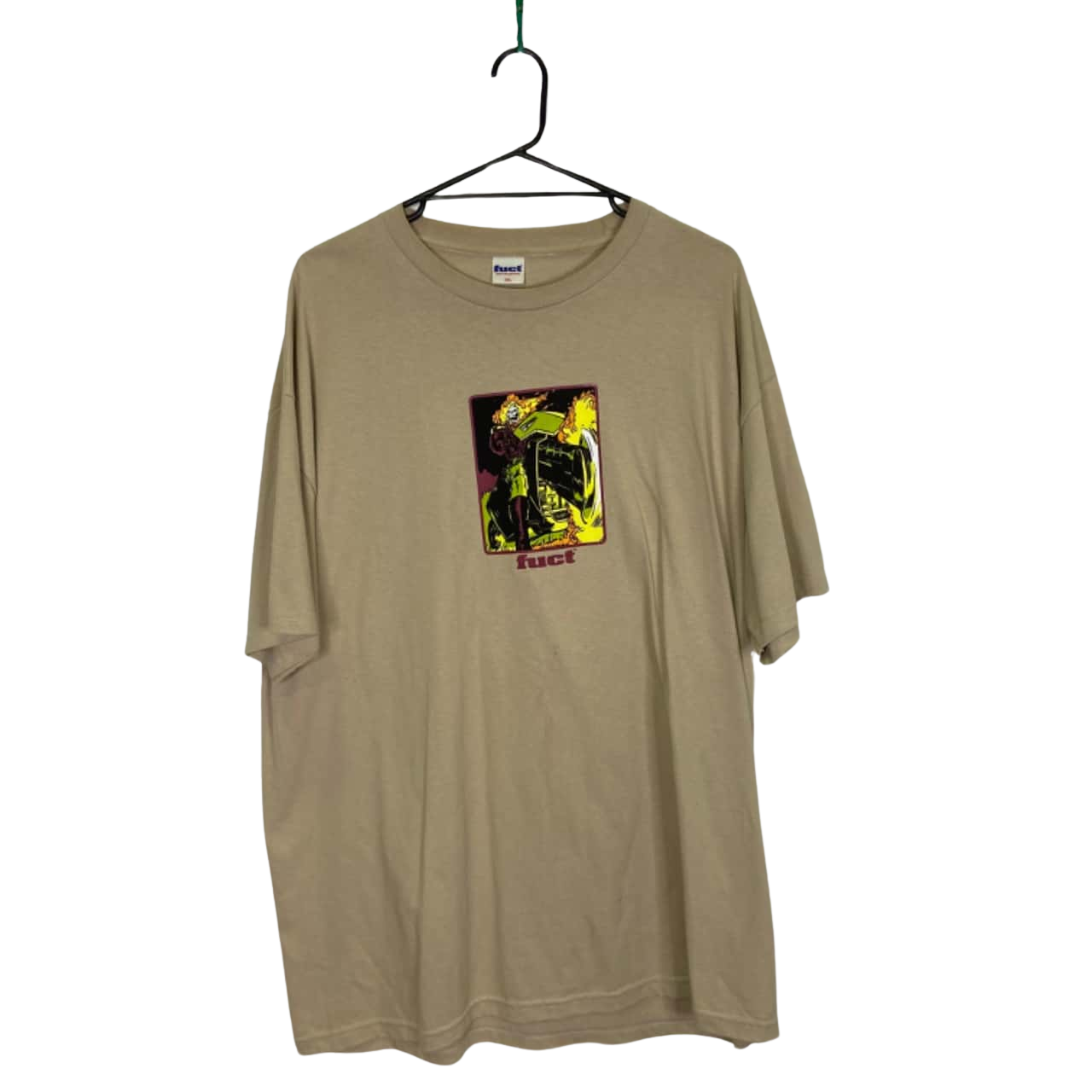Fuct Mens Size XXL Brown Crew Neck Tee