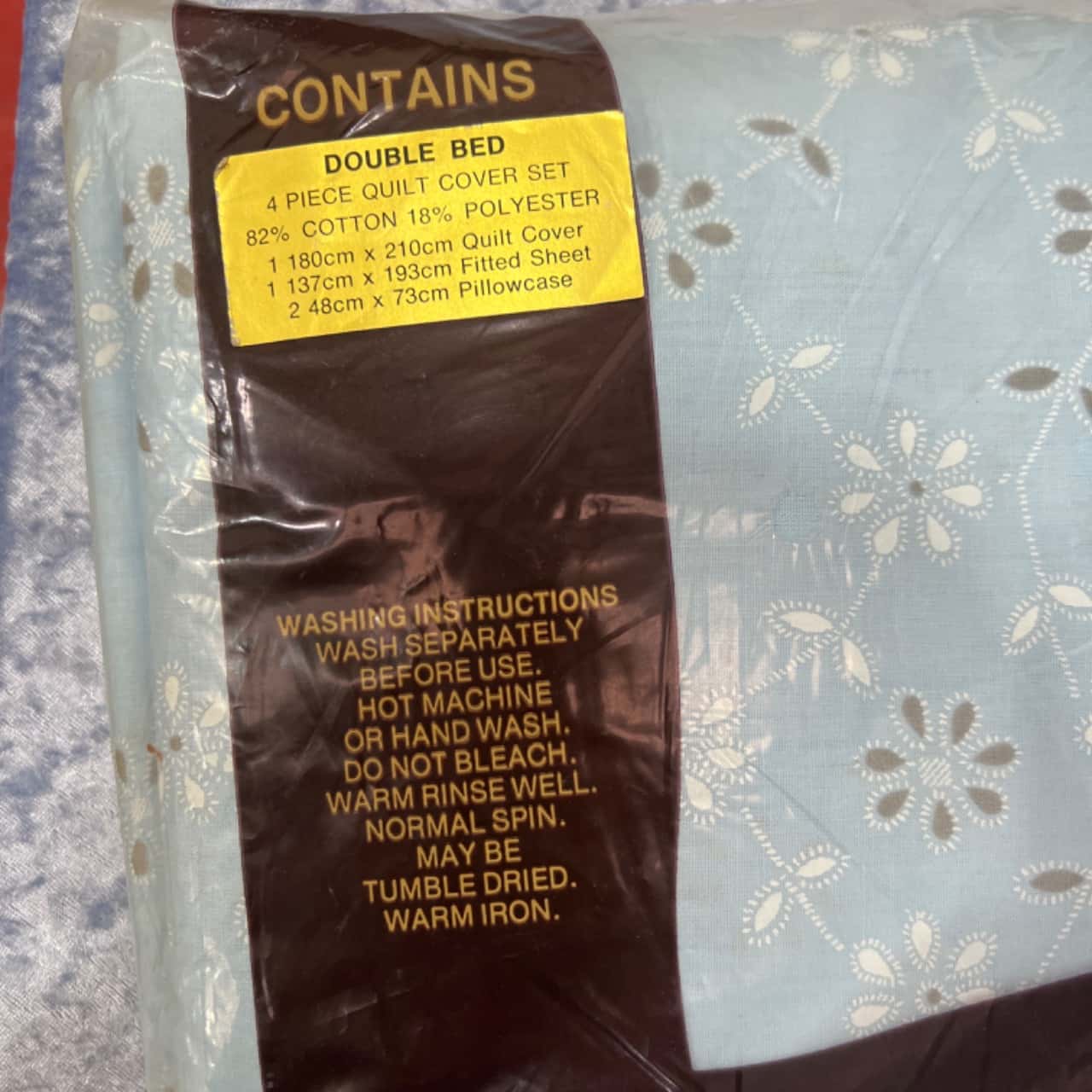 Edelweiss Double Bed 4 Piece Quilt Cover Set (s)