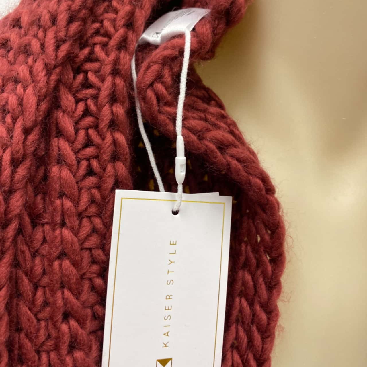 Kaiser Style- Infinity Snood Wine Scarf