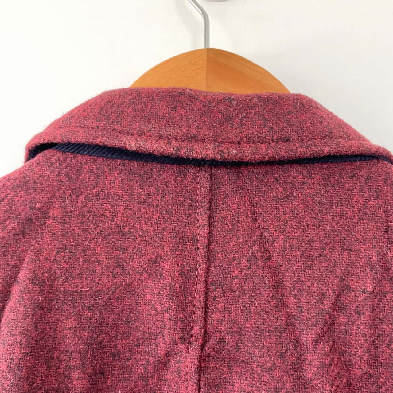 Ted Baker London Red Boucle Blazer Size 5(s)