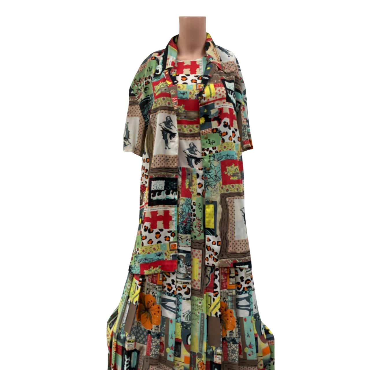 Lisa Ho Womens Size 14 3 Piece skirt suit Multicoloured (s)