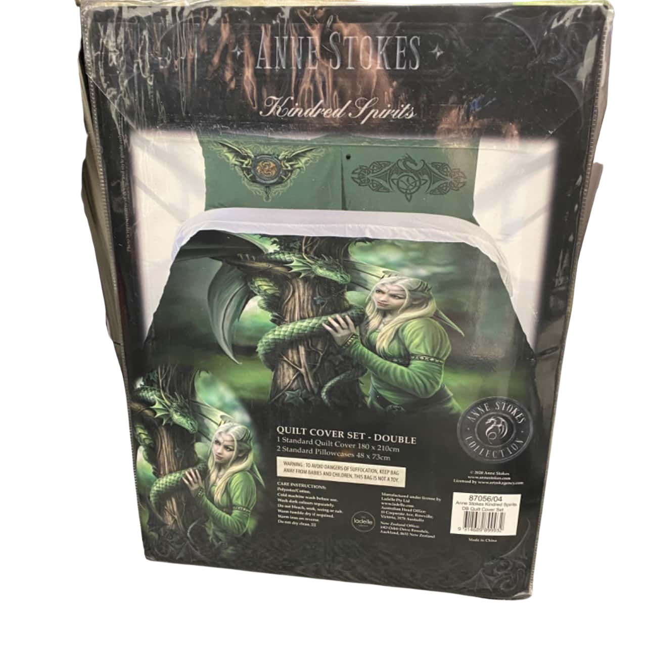 Anne Stokes Kindred Spirits Double Quilt Cover Set-SE1740259(s)