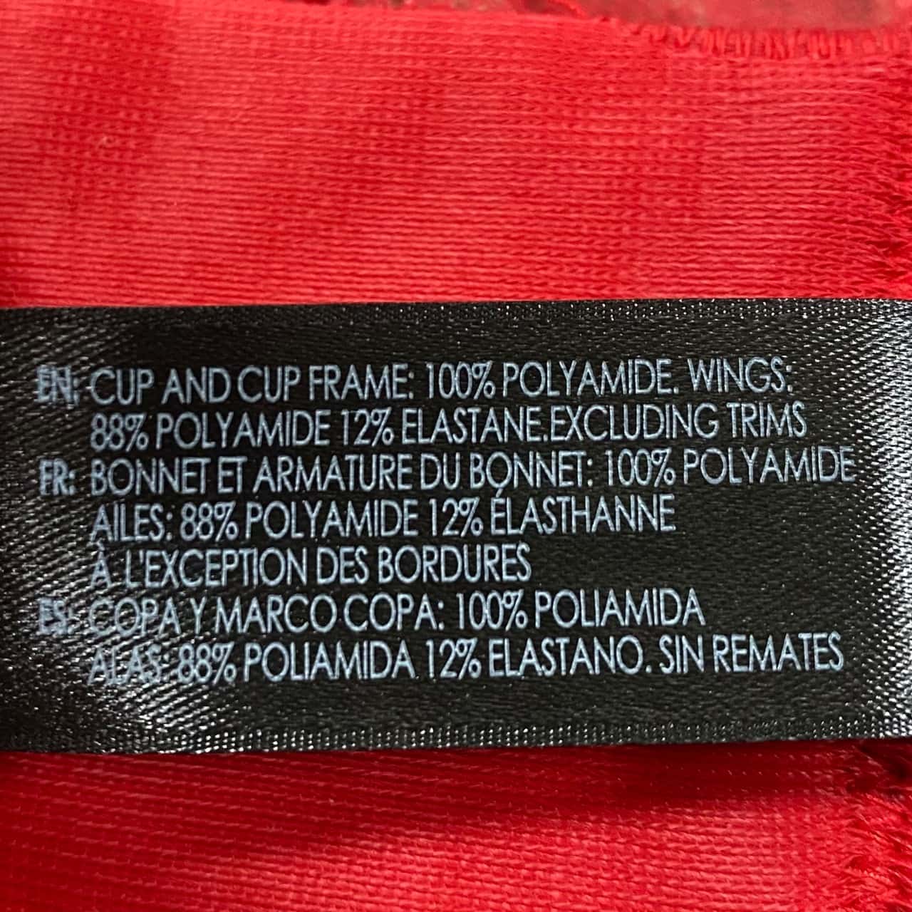 Heidi Klum Intimates Red Lace Bra Size 14F(s)