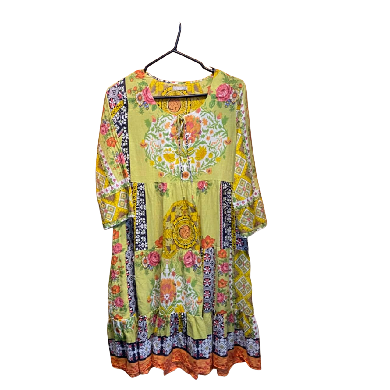 Womens Size M Casual Dress Green / Multicoloured Ivy & Isabel(s)
