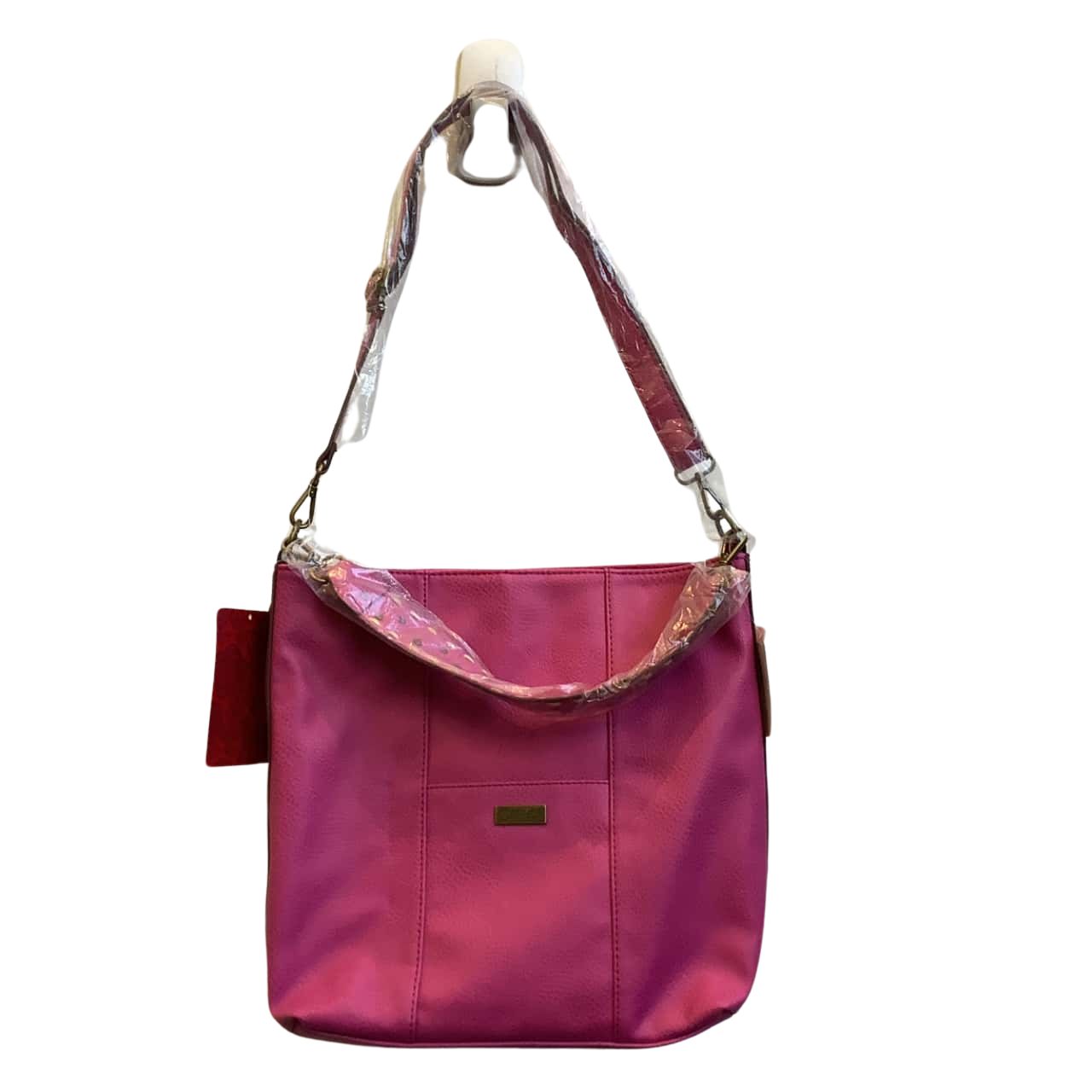 Brand New Carlos Santana Womens Textured Handbag with Floral Strap ...
