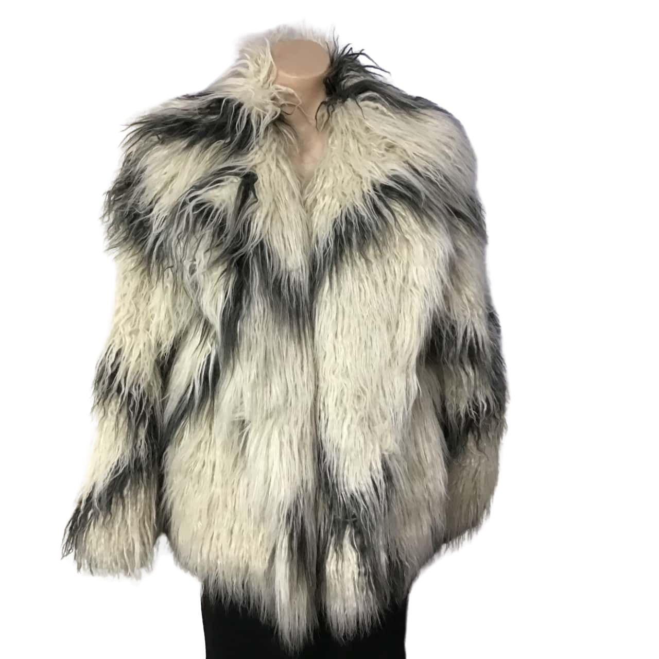 Trf Collection Zara Womens EU Size M Cream / Black Diamond Pattern ...