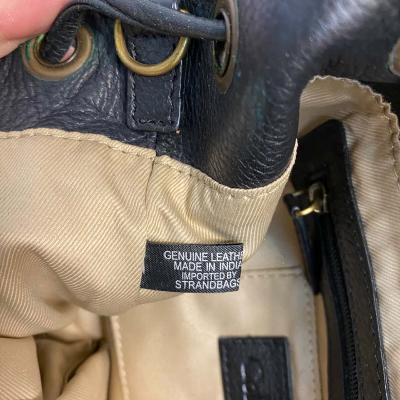 Colorado Womens Black 100% Leather backpack (s)