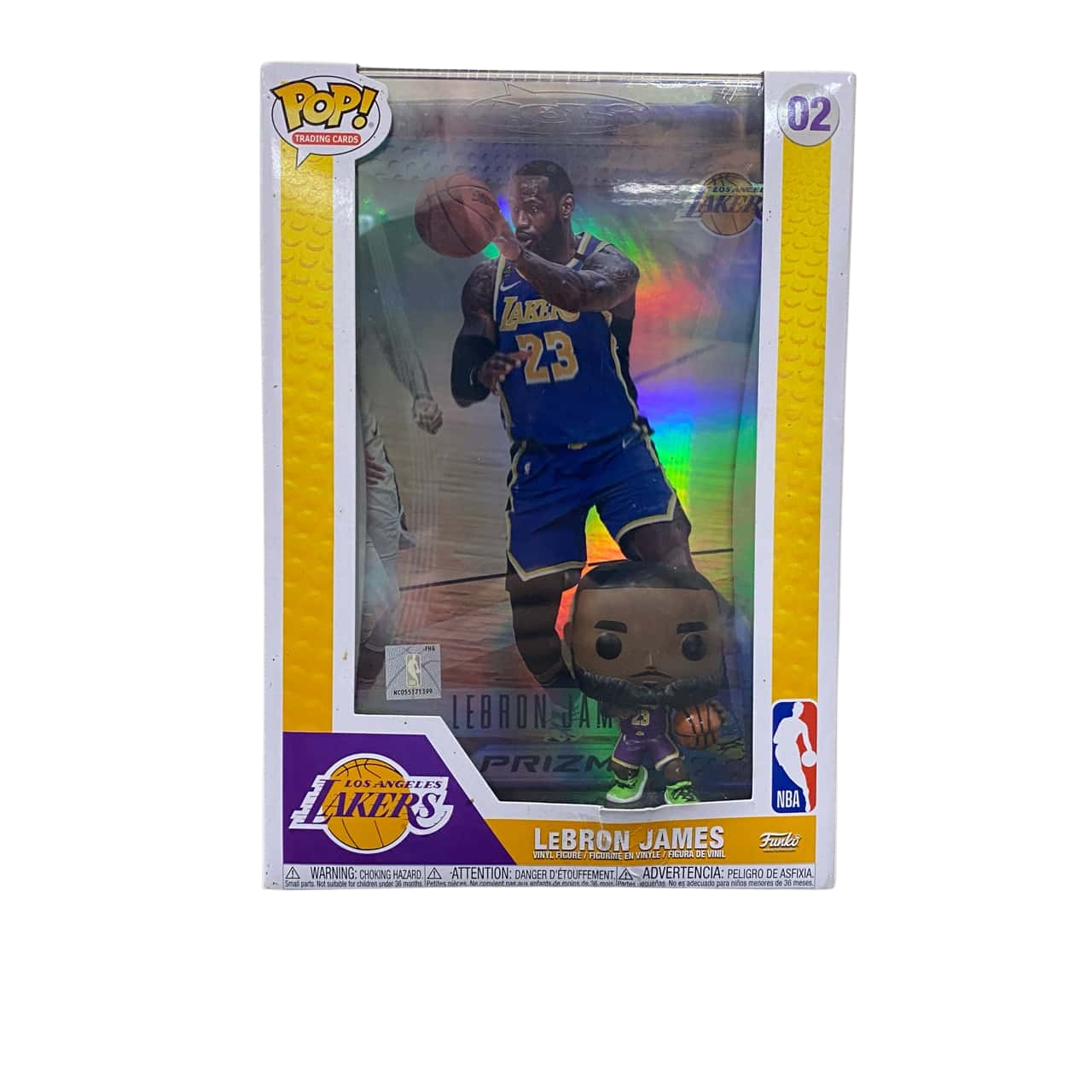 Lebron James NBA Pop Figure with Prizm Poster