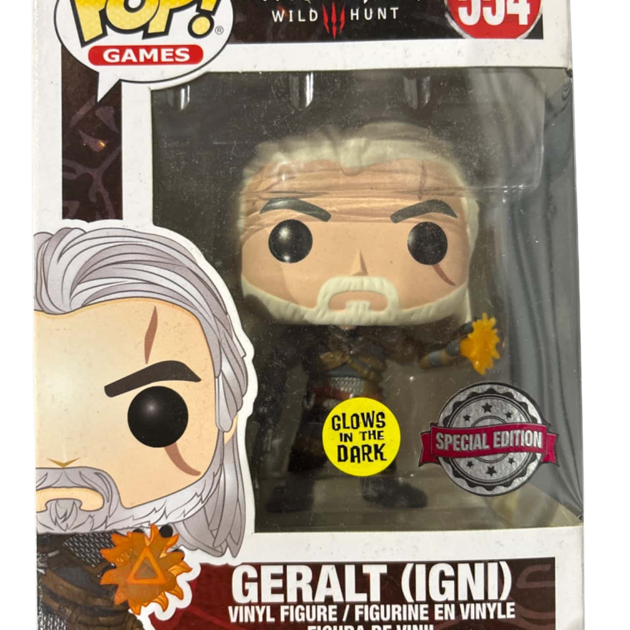 Vinyl Pop! The Witcher 3 Wild Hunt Geralt Special Edition Vinyl ...