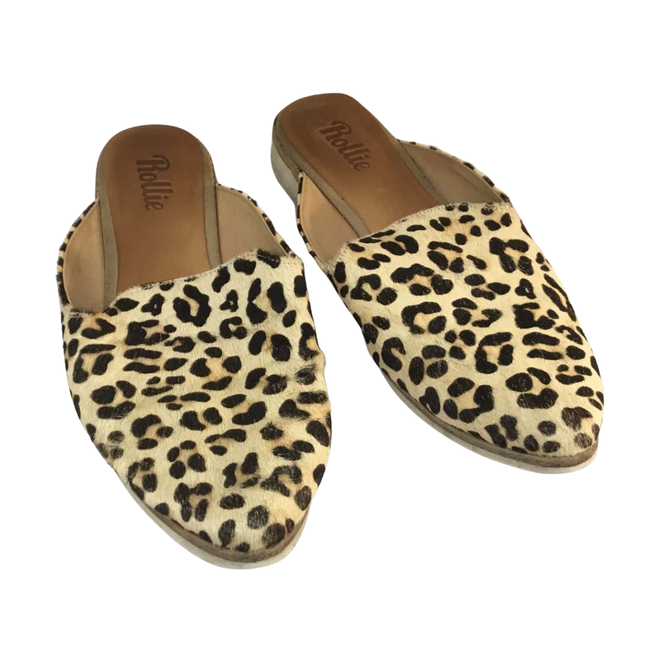Rollie Animal Print Mule Size 38 (s)