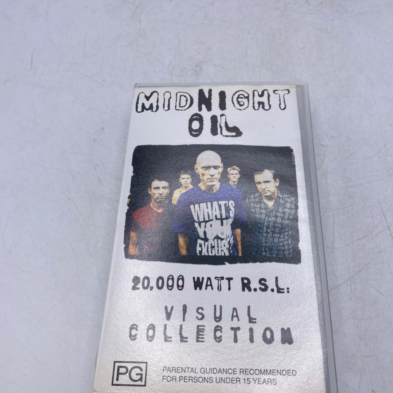 Midnight Oil 20,000 WATT RSL VHS Video Cassette Tape PAL G 1998(s)