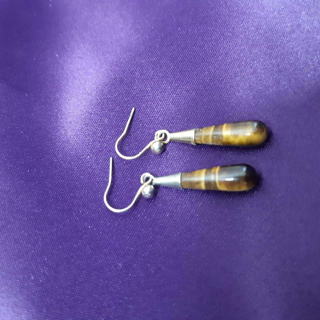 Tigers Eye Earrings