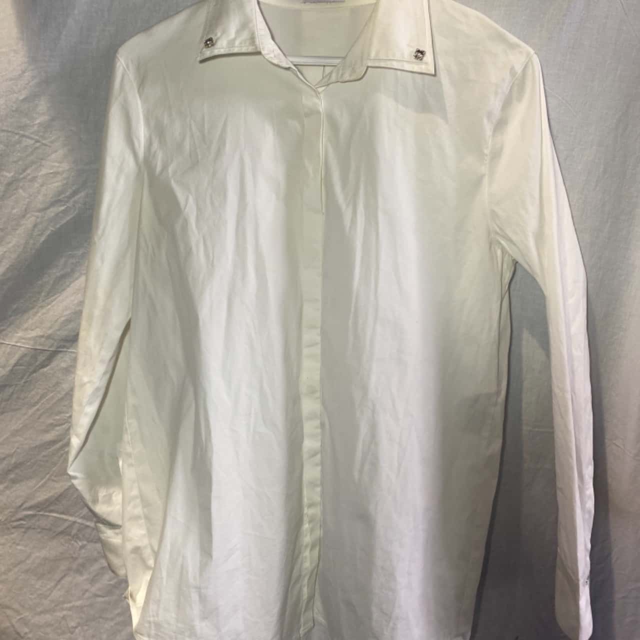 Escada White Button Up / Long Sleeve Shirt