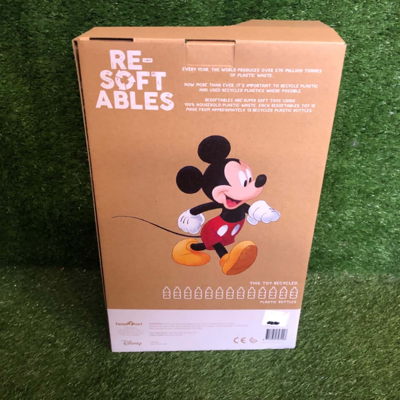 Re-Softables Mickey Mouse Plush Toy (New In Box)