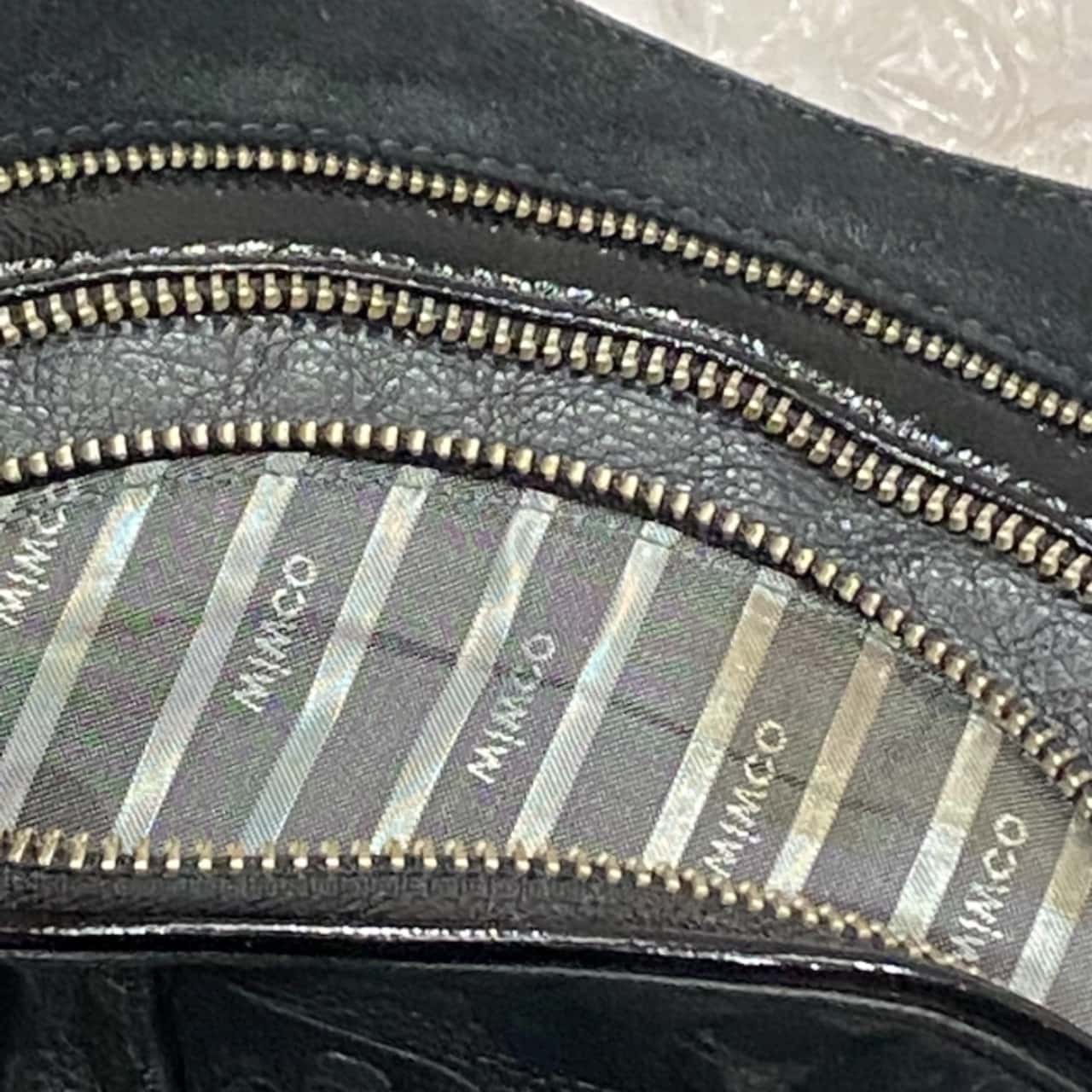 Womens Mimco Small Handbag with Zipper detail Shoulder Bag