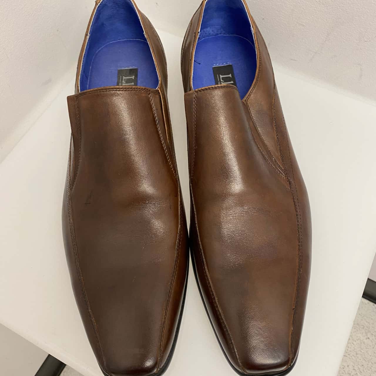 Lluis Walker Brown Dress Shoes. Size 46