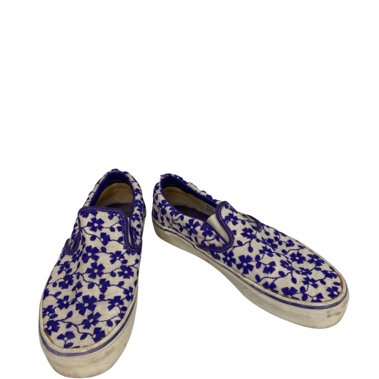 Vans Womens Size US 8.5 Blue / Cream (s)