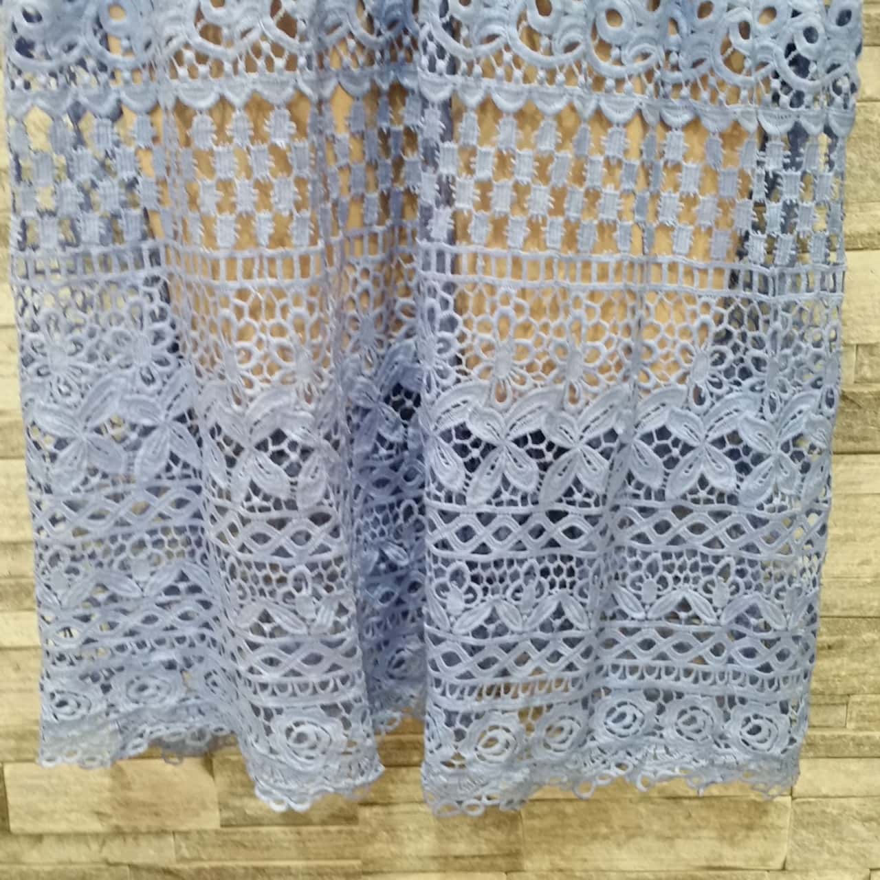 Divine Avenue Womens Size 20 Midi Dress / Sleeveless Dress Blue / Other (s)