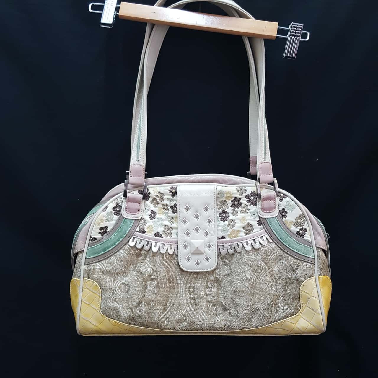 Spencer & Rutherford Floral Multicoloured Handbag Limited 87 of 300 See ...