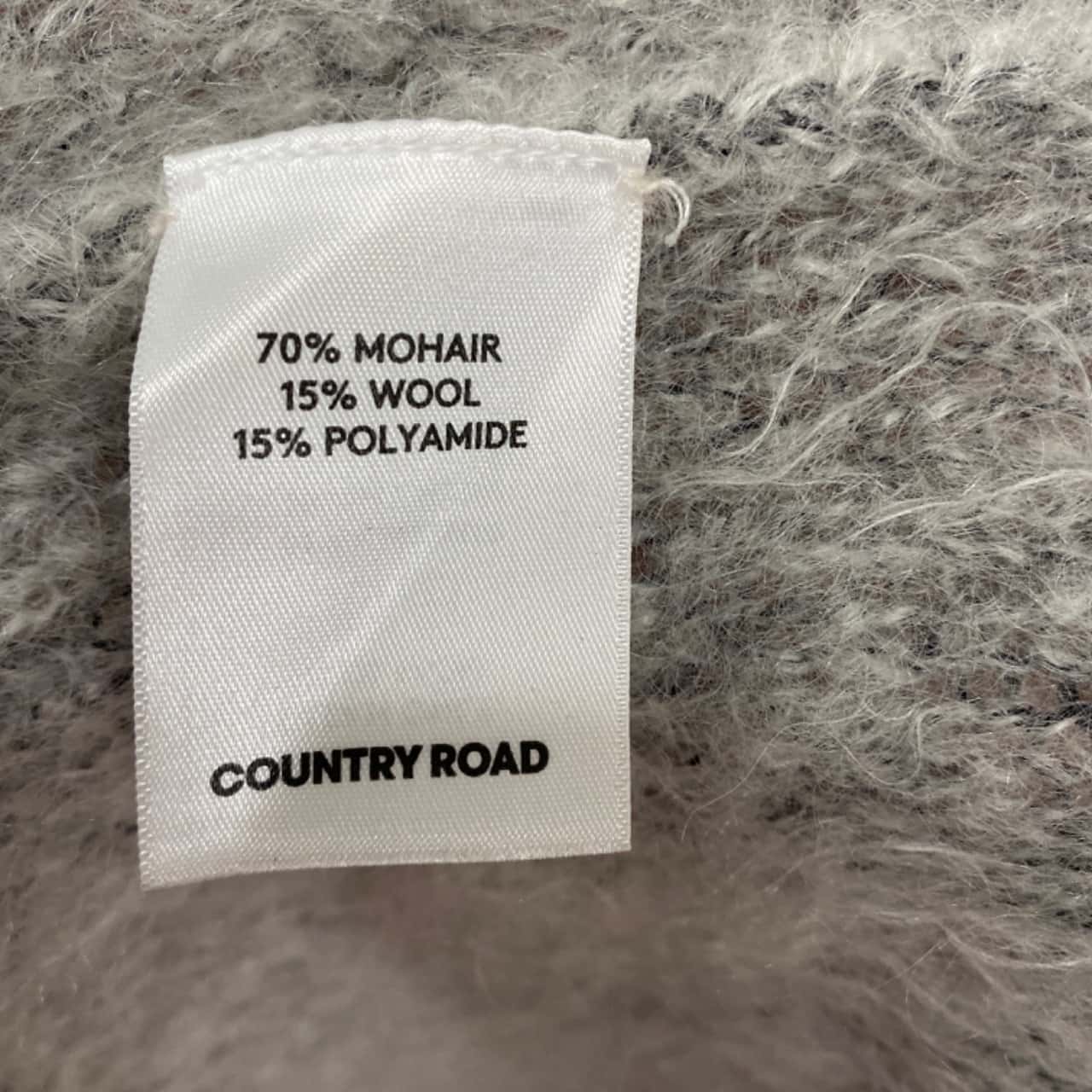Country Road Womens Size XL Mohair Blend Open Cardigans Grey (s)