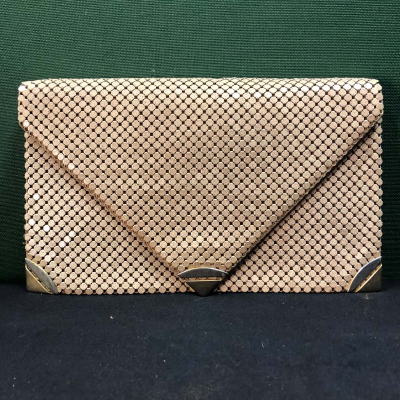 Glomesh Tan Coloured Women's Envelope Style Handbag(s)