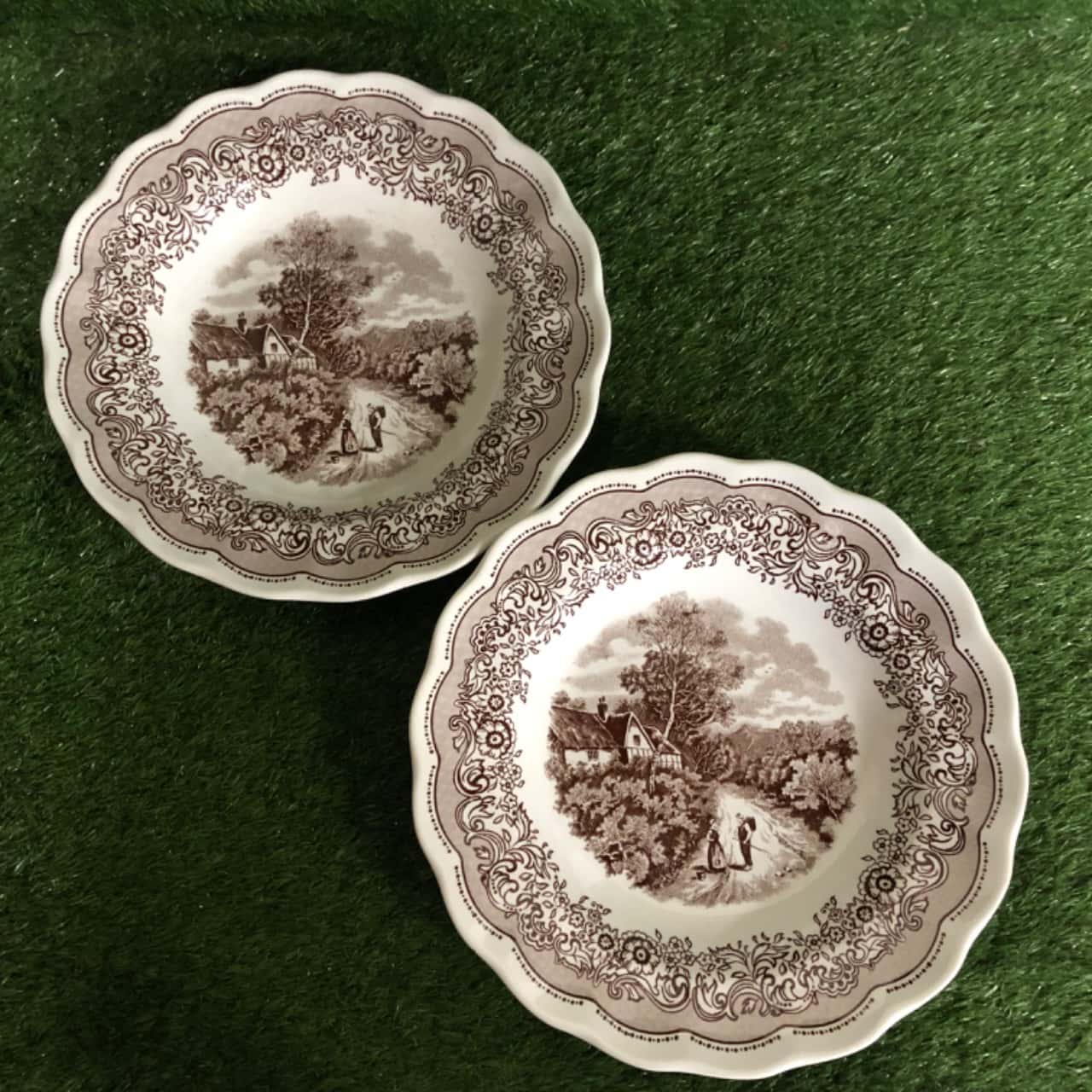 Swiss Landscapes Large Plate x 2 (Made in Italy 1950-1980)(s) - Used ...