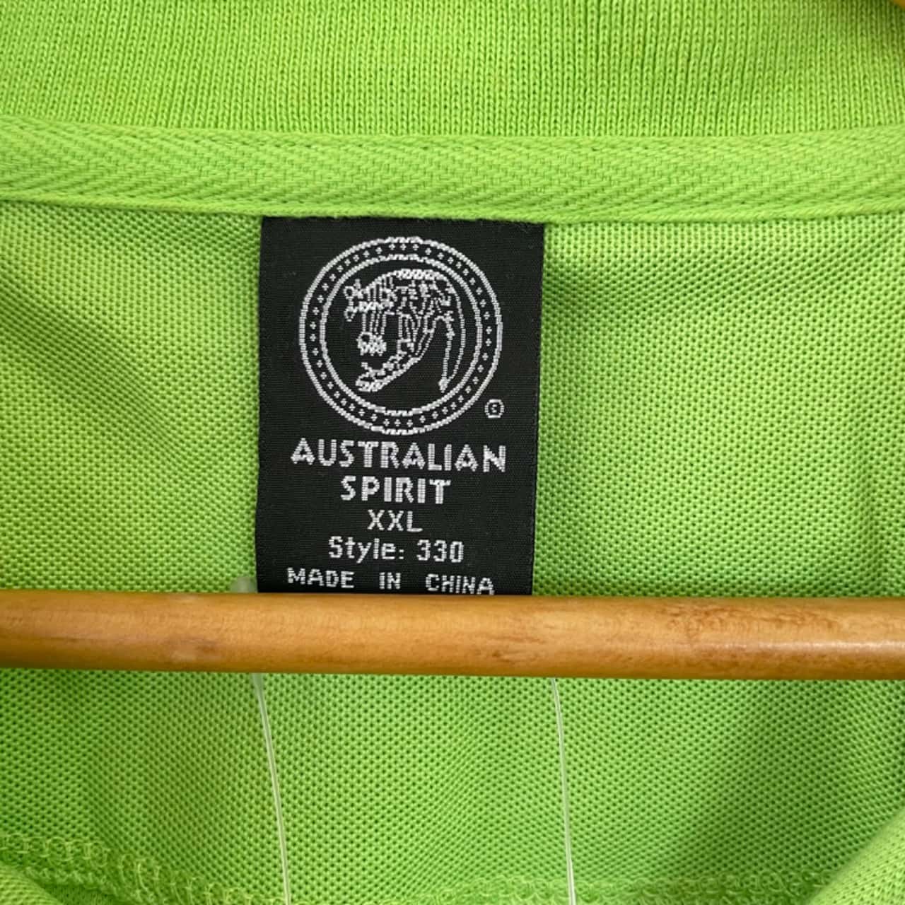 Australian Spirit Green KoolDri Voxcrox Polo Shirt Size XXL (s) - New ...