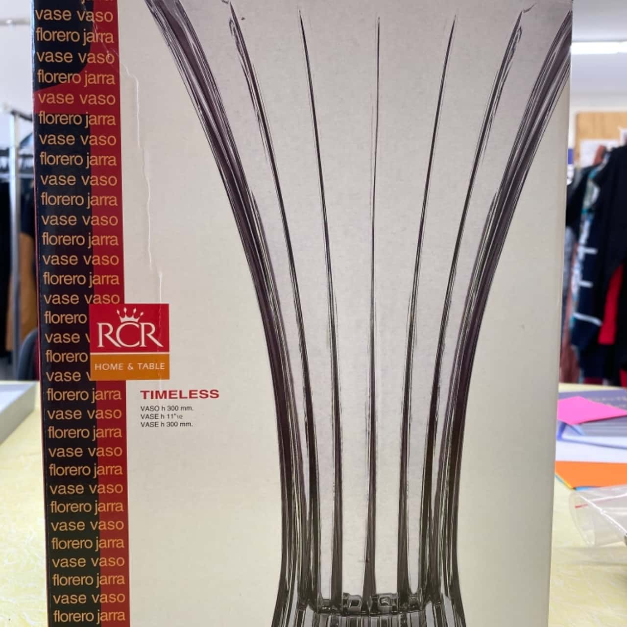 RCR Crystal Vase Made in Italy (s)