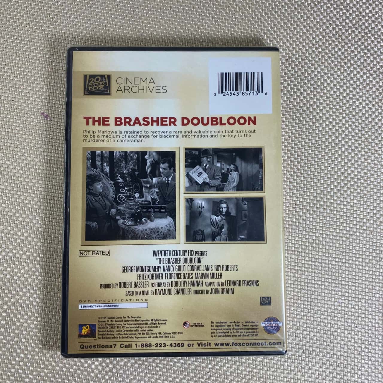 Classic Noir/Murder Mystery DvD Films, John Le Carre's 'A Murder of ...