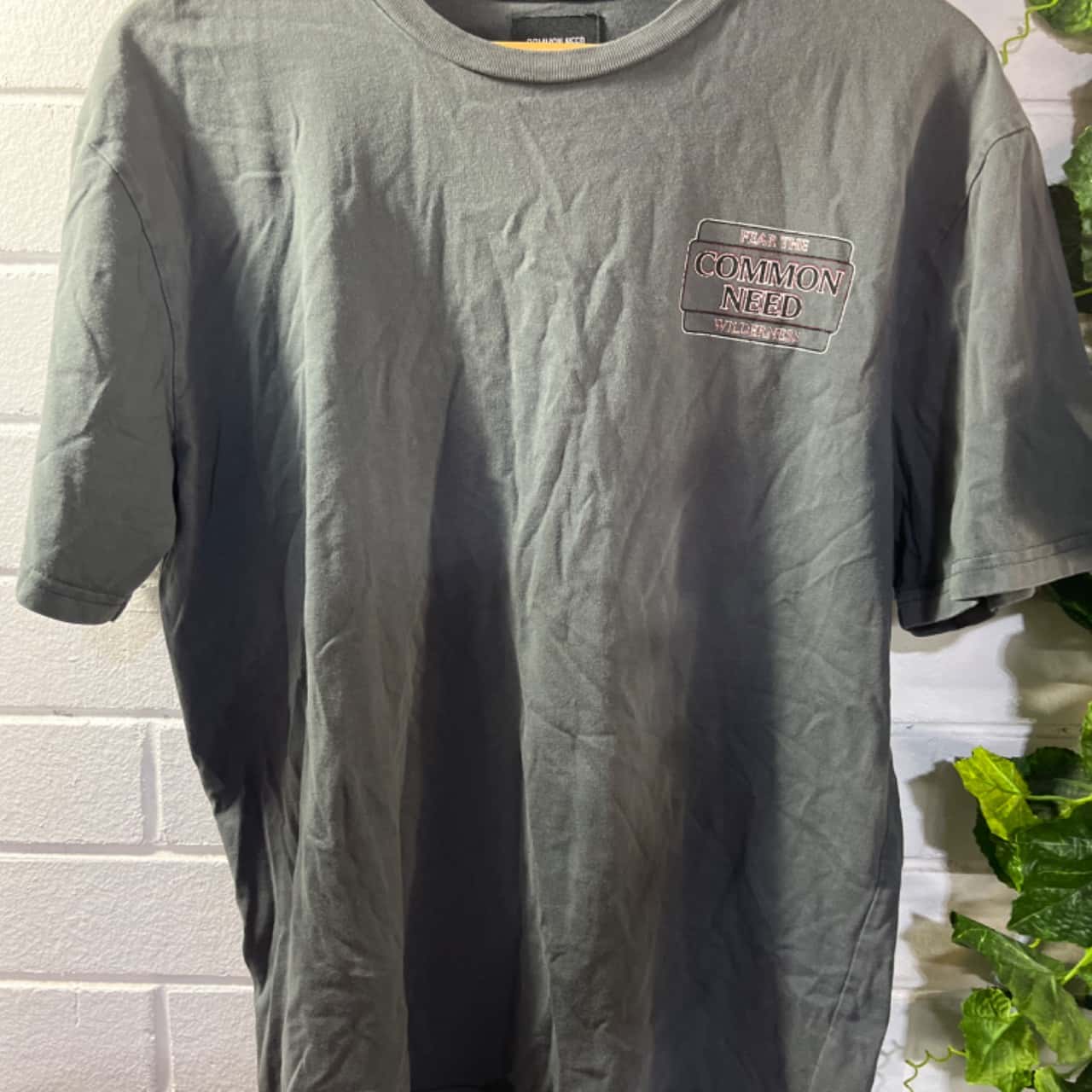 Common Need Mens T Shirt Size M Grey *Price Reduction*(s)