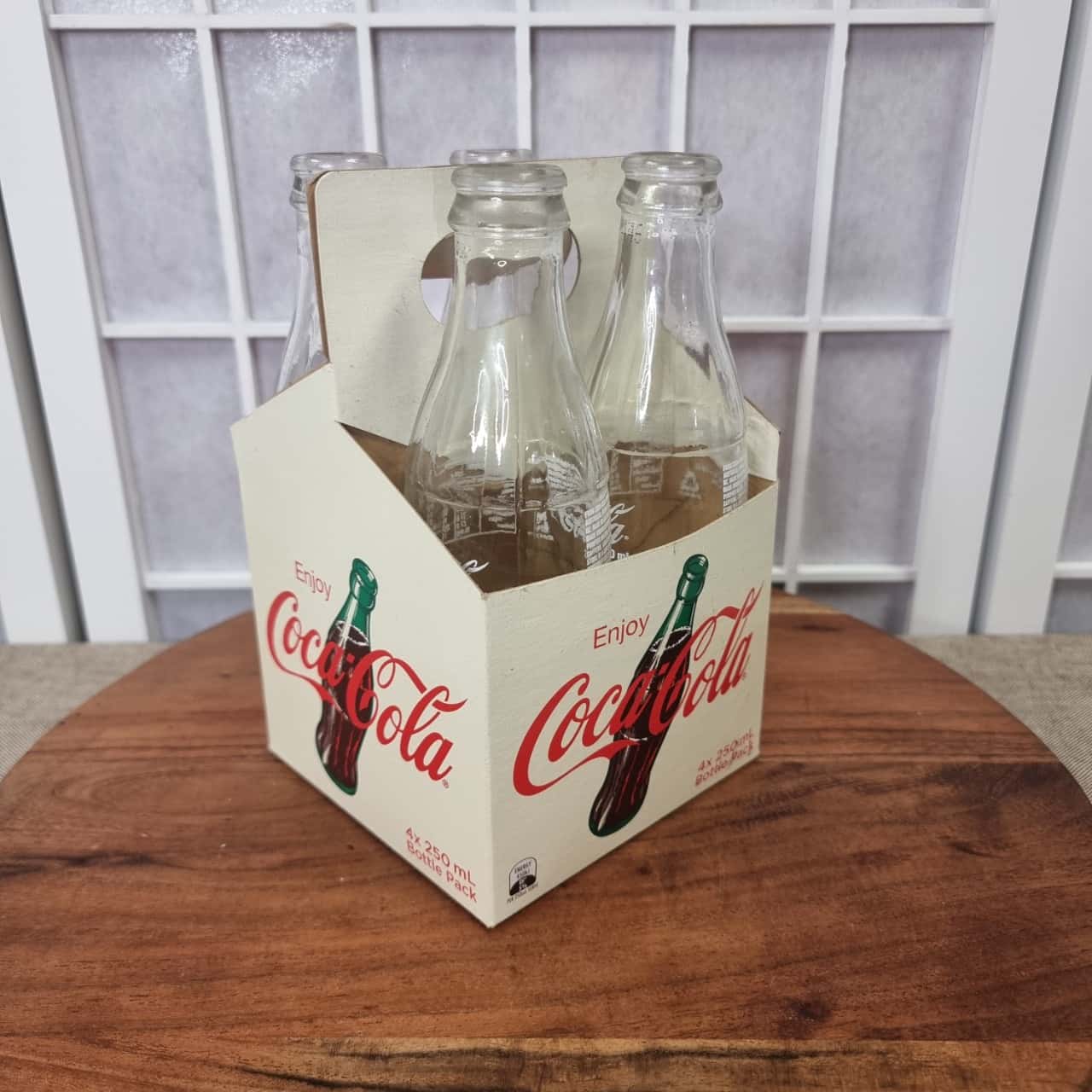 Coca~Cola 4 Pack Glass Bottles
