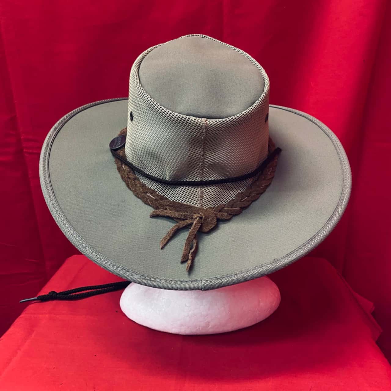 Barmah Mens Size S Beige Canvas Drover Hat(s)