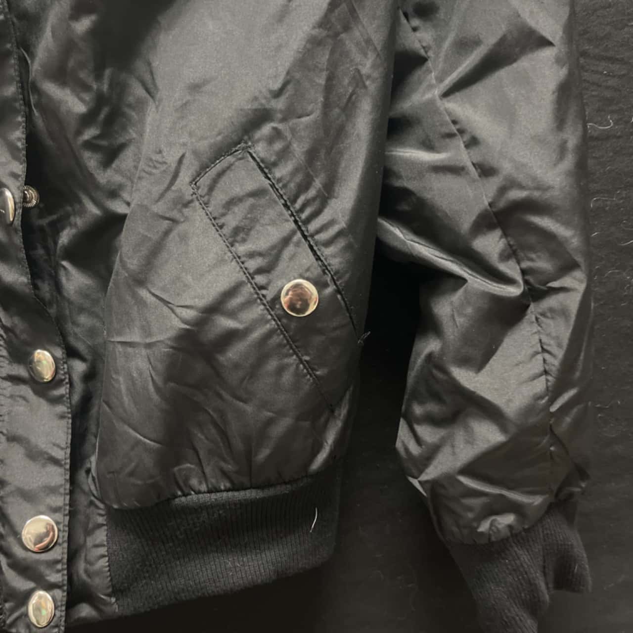 Dangerfield Womens bomber button up jacket